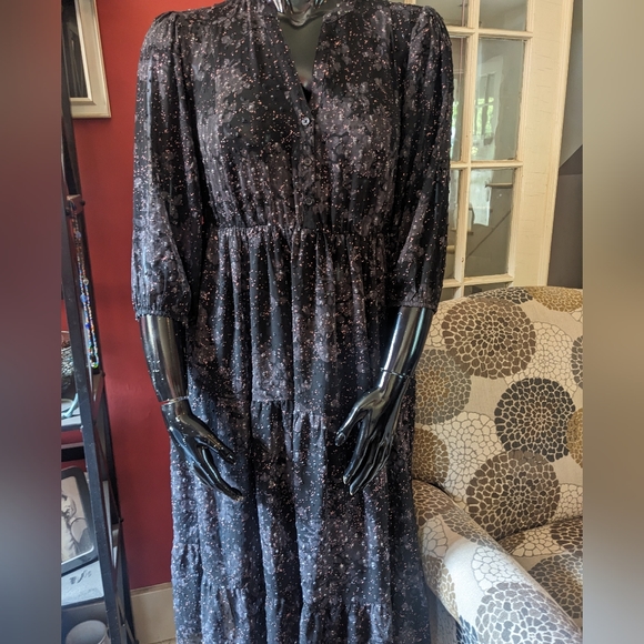 torrid | Dresses | Torrid Sheer Tiered Goth Dress | Poshmark